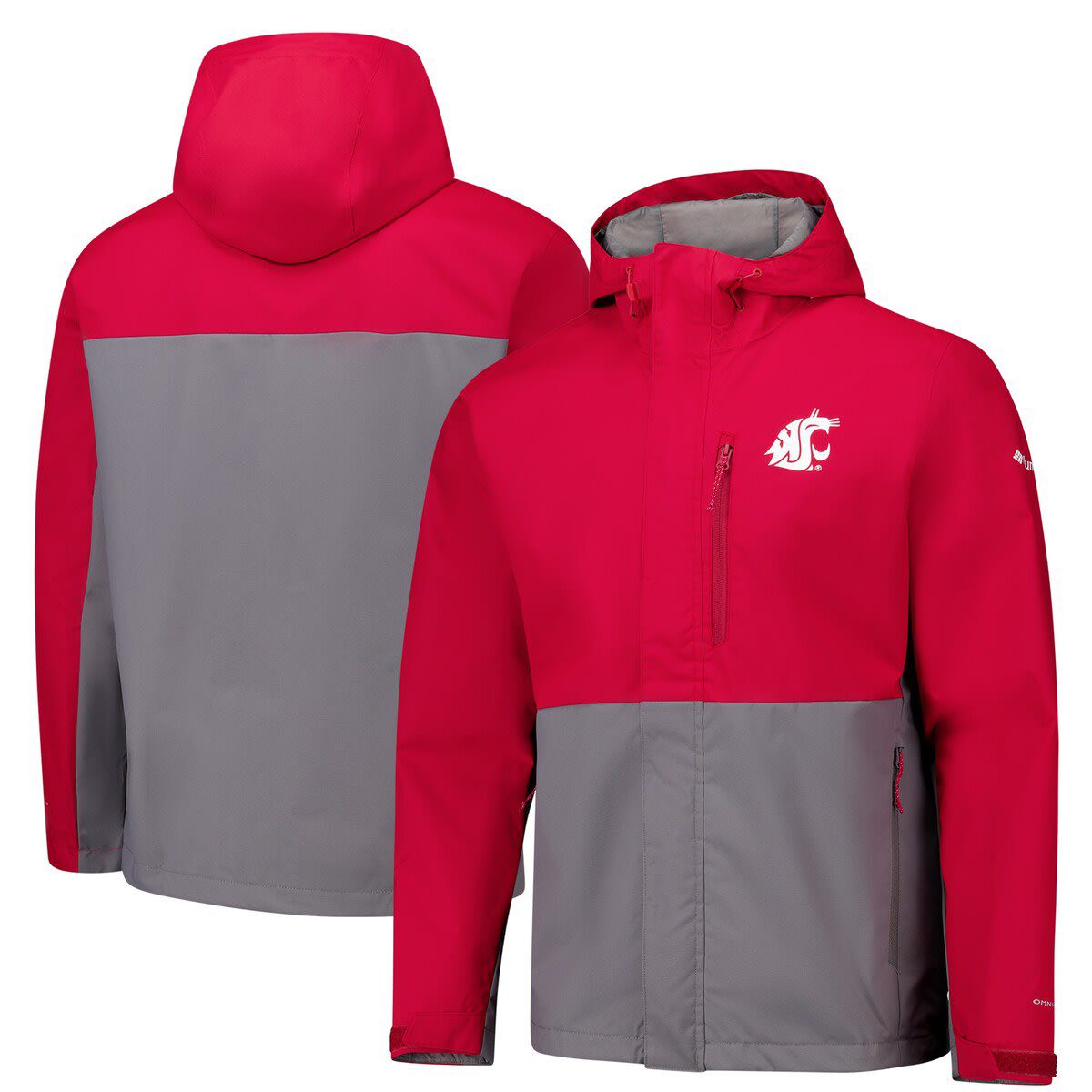 Columbia NCAA Washington State Cougars Field Bound Omni-Tech™ Full-Zip ...
