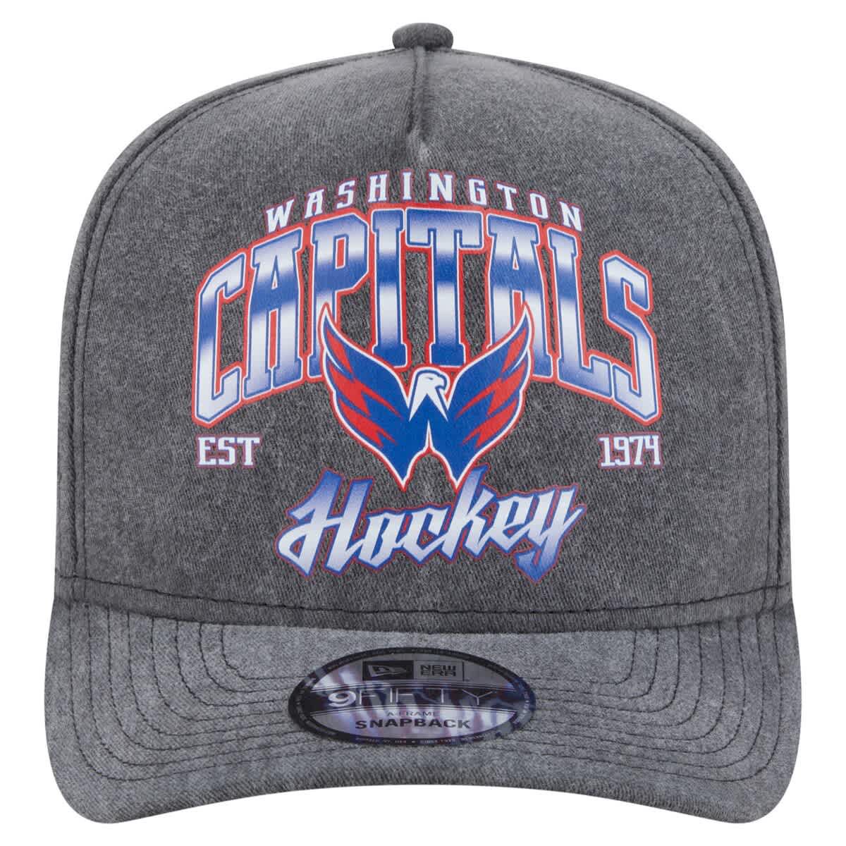 New Era NHL Washington Capitals Throwback Washed A-Frame Pre-Curved ...