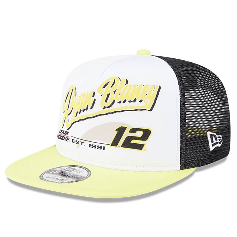 New Era NASCAR Ryan Blaney 9FIFTY A-Frame Retro Script Snapback Hat | Belk