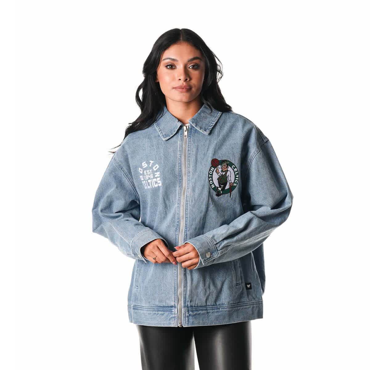 The Wild Collective NBA Unisex Boston Celtics Coaches Full-Zip Jacket ...