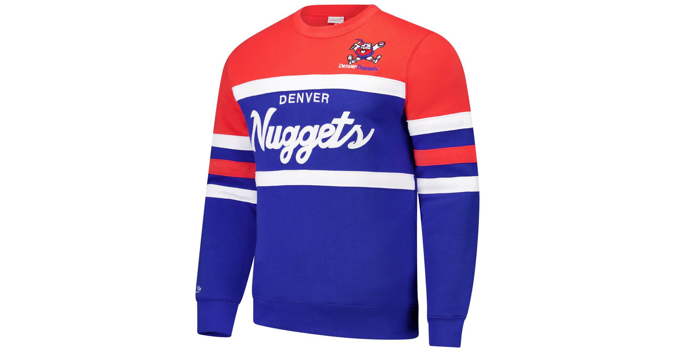 Mitchell & Ness NBA Denver Nuggets Hardwood Classics Vintage Logo Head ...