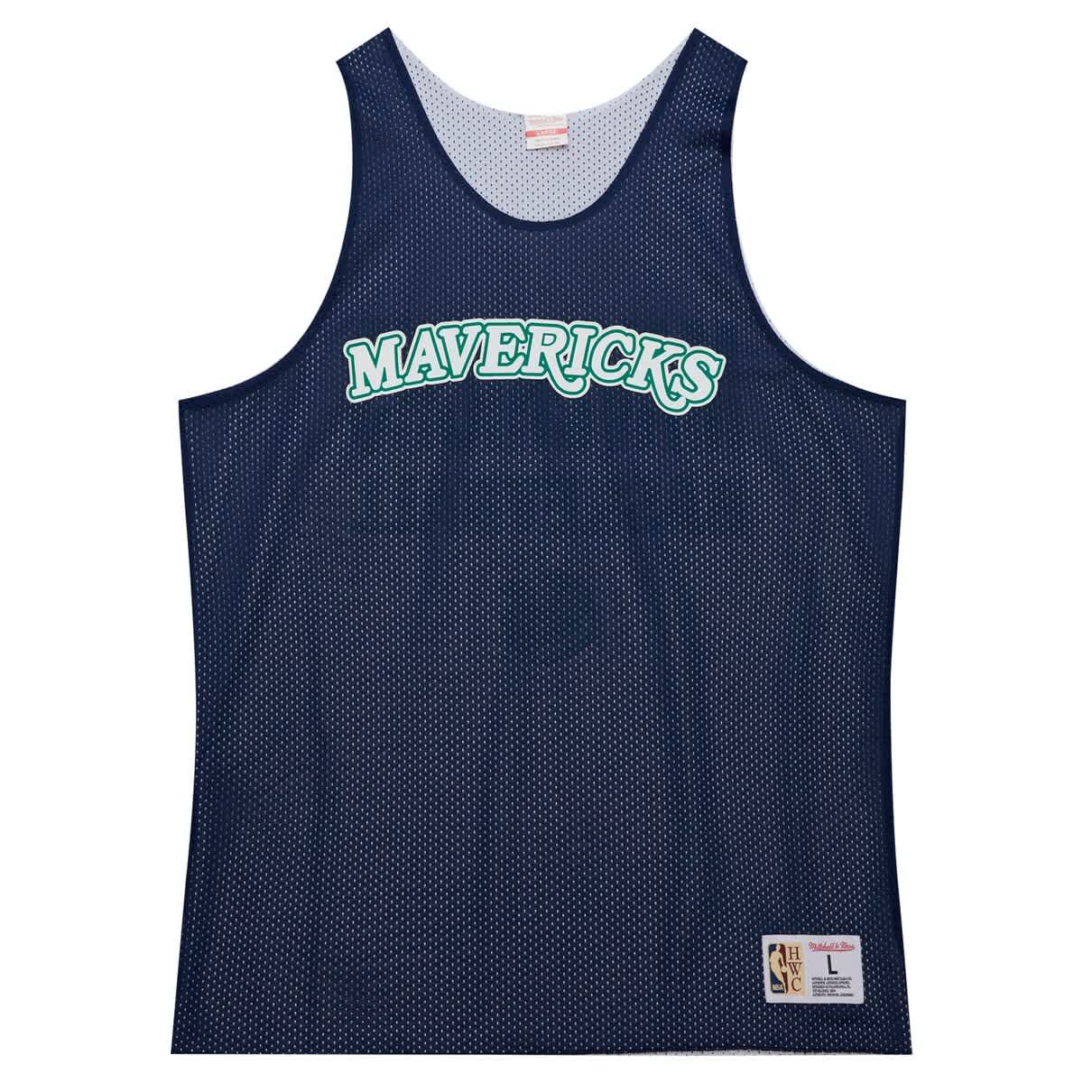 Mitchell & Ness NBA Dallas Mavericks Hardwood Classics Reversible Mesh ...