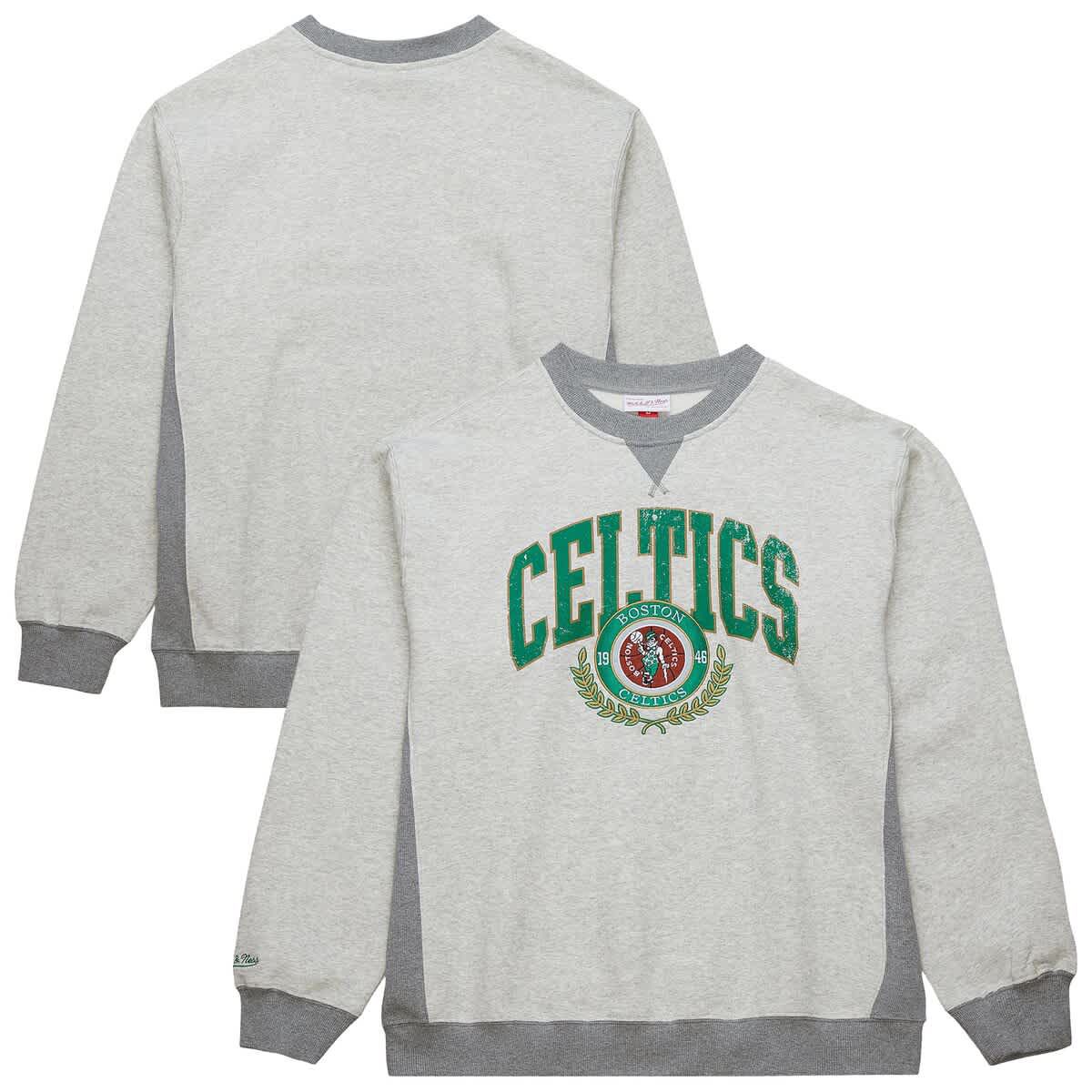 Mitchell & Ness NBA Boston Celtics Vintage Logo Pullover Sweatshirt | Belk