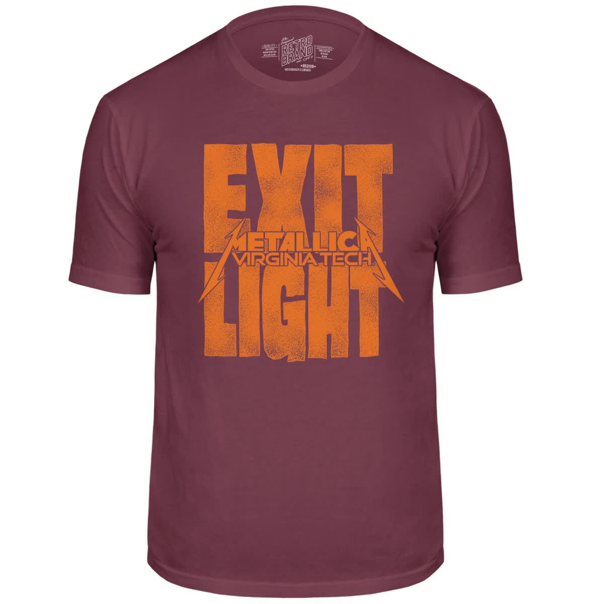 Original Retro Brand NCAA Virginia Tech Hokies Metallica Retro T-Shirt ...