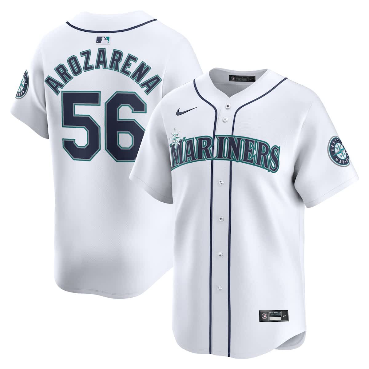 Nike® MLB Nike Randy Arozarena Seattle Mariners Home Limited Player ...