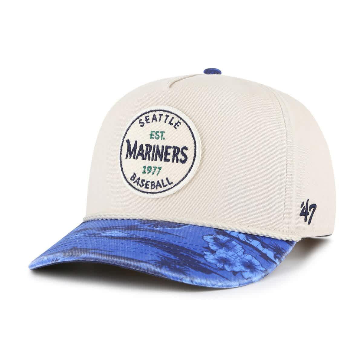'47 MLB Cream/Navy Seattle Mariners Fiji Rope Hitch Adjustable Hat | Belk