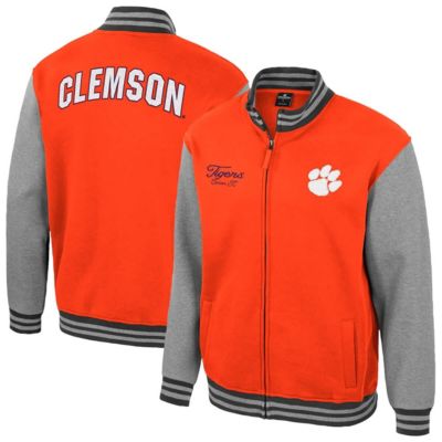 Colosseum NCAA Clemson Tigers Ambi-Turner Full-Zip Varsity Jacket | belk
