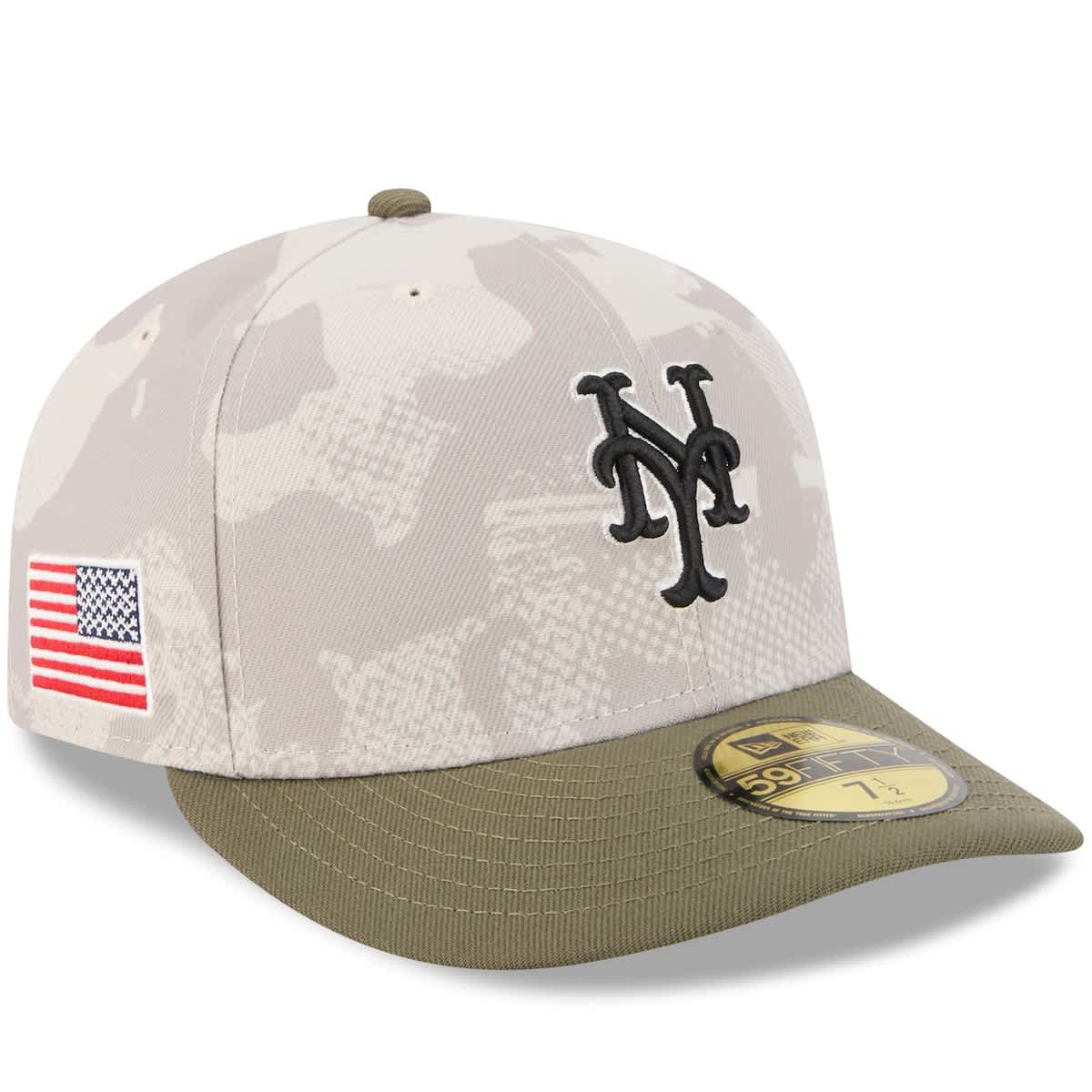 New Era MLB Light Beige/Olive New York Mets 2025 Armed Forces Day ...
