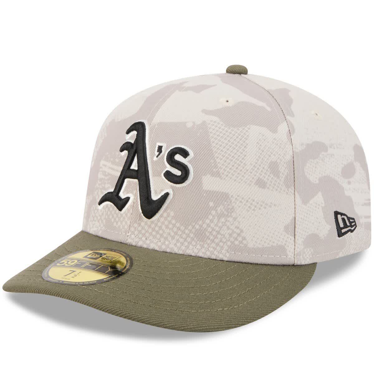 New Era Oakland Athletics MLB Light Beige/Olive Athletics 2025 Armed ...