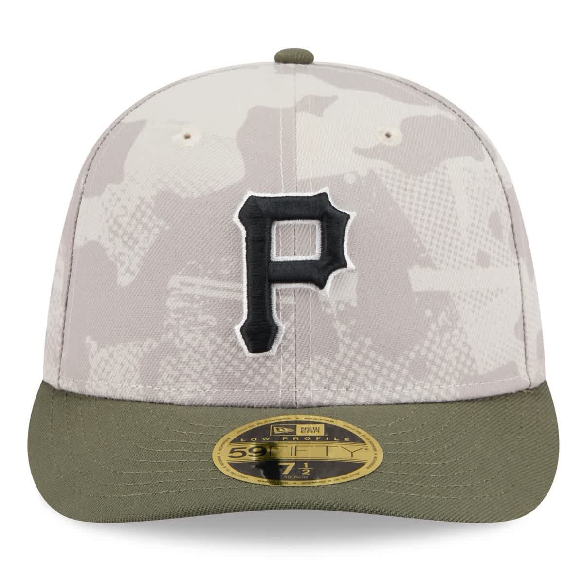 New Era MLB Light Beige/Olive Pittsburgh Pirates 2025 Armed Forces Day ...