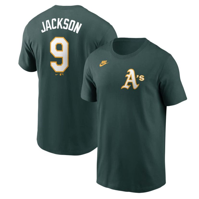 Nike® Oakland Athletics MLB Nike Reggie Jackson Athletics Fuse Name ...