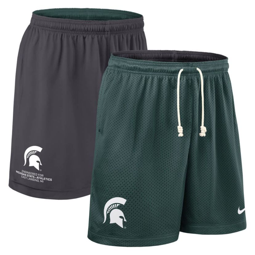 Nike® NCAA Nike Green/Charcoal Michigan State Spartans 2025 Sideline ...