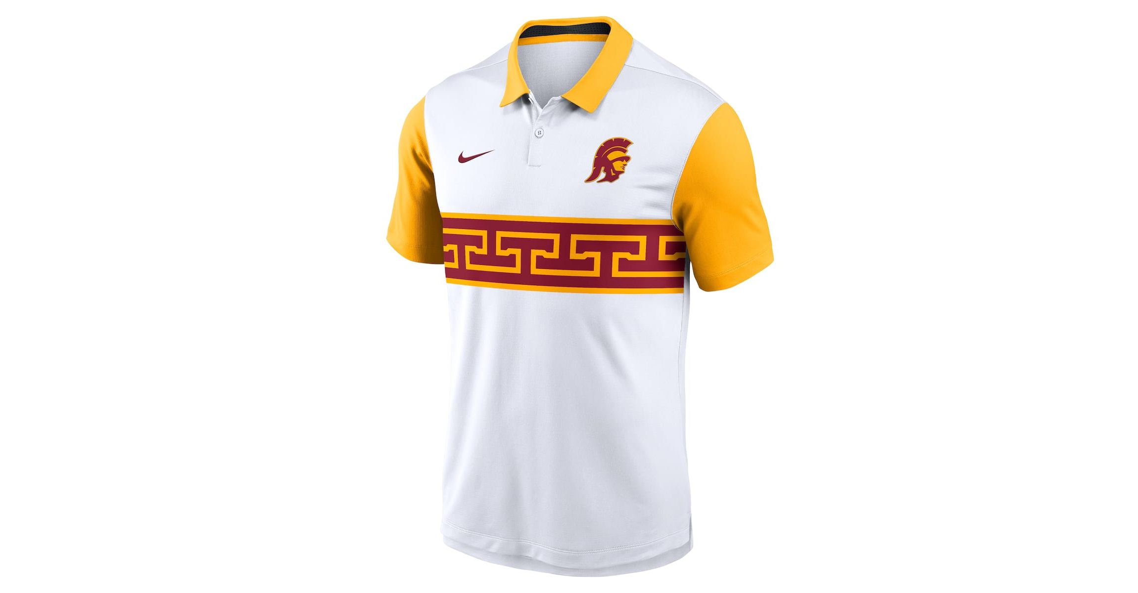 Nike® NCAA Nike USC Trojans Athletic Prep Alt Logo Vapor Dri-FIT Polo ...