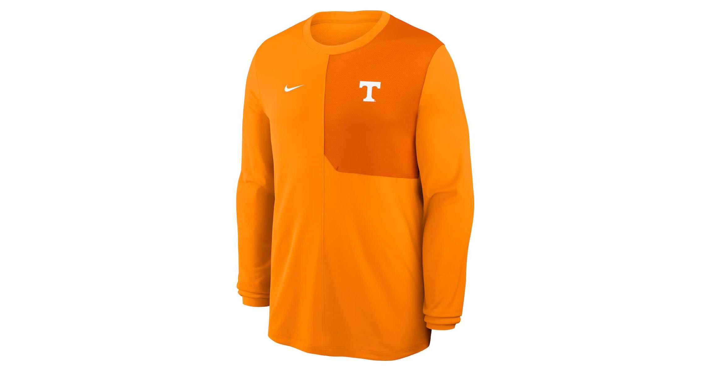 Nike® NCAA Nike Tennessee Tennessee Volunteers 2025 Sideline Coach UV Dri-FIT Long Sleeve Shirt ...