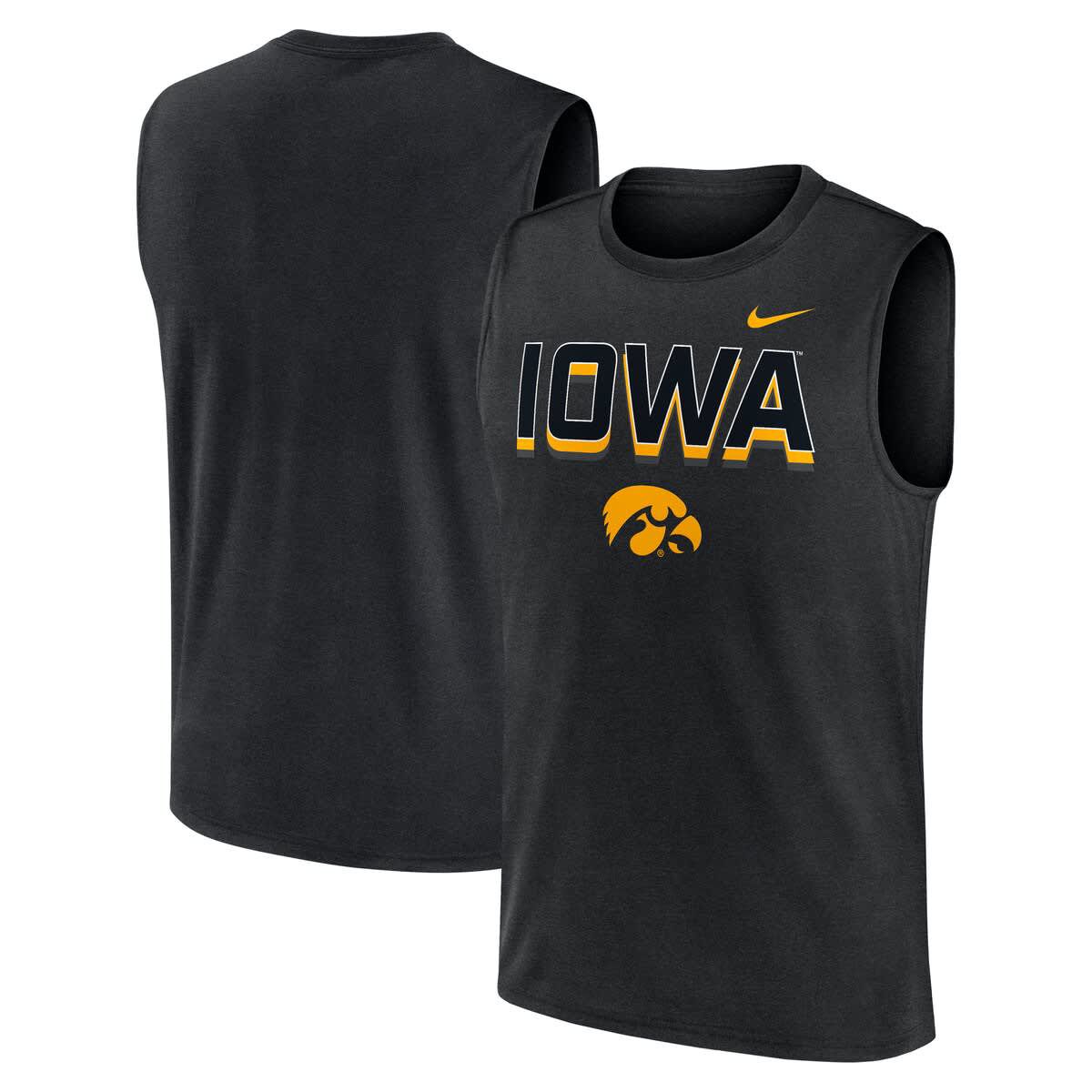 Nike® NCAA Nike Iowa Hawkeyes Primetime Tricode Legend Dri-FIT Tank Top ...
