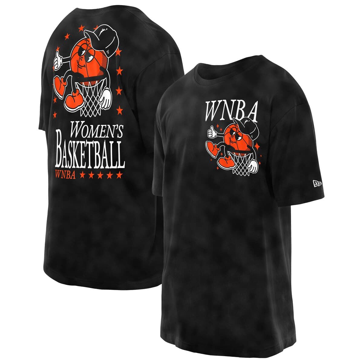 New Era WNBA WNBA Old School Sport Enzyme Wash Oversized T-Shirt | Belk