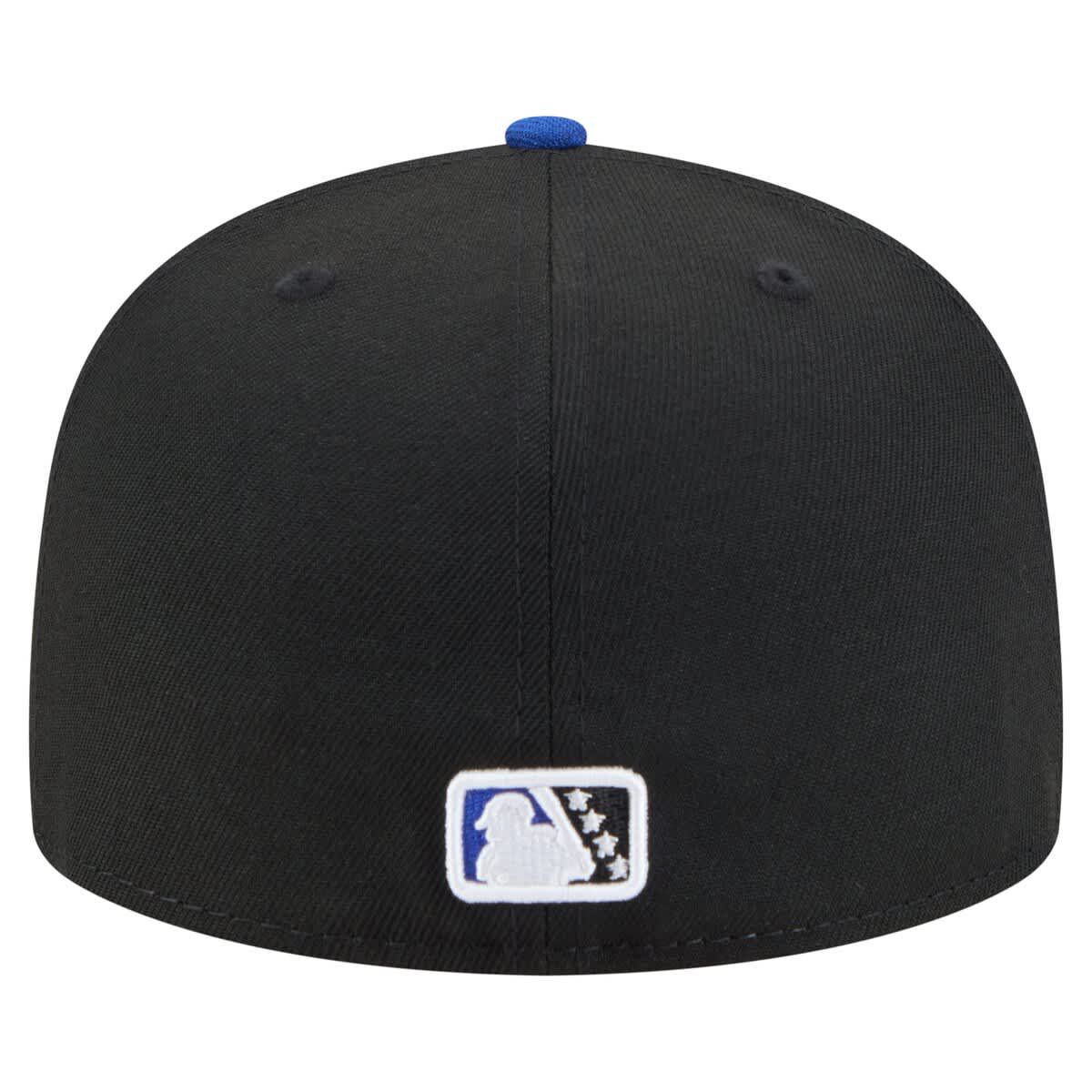 New Era MiLB Black/Blue Biloxi Shuckers Authentic Collection 59FIFTY ...