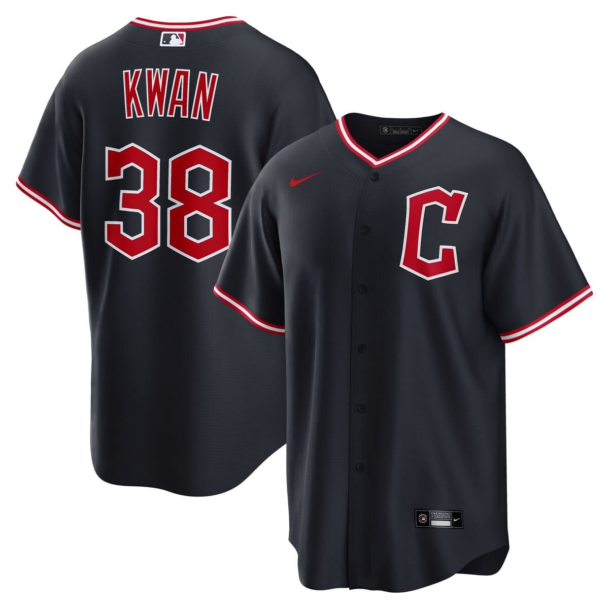 Nike® MLB Nike Steven Kwan Cleveland Guardians Alternate Replica Jersey ...