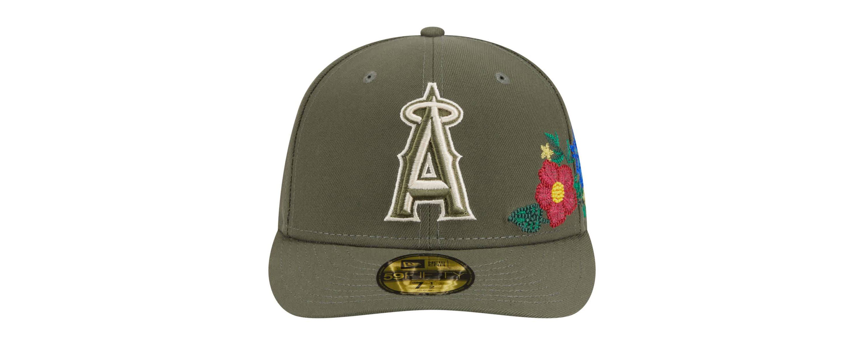 New Era MLB Los Angeles Angels Tonal Florals 59FIFTY Fitted Hat | Belk
