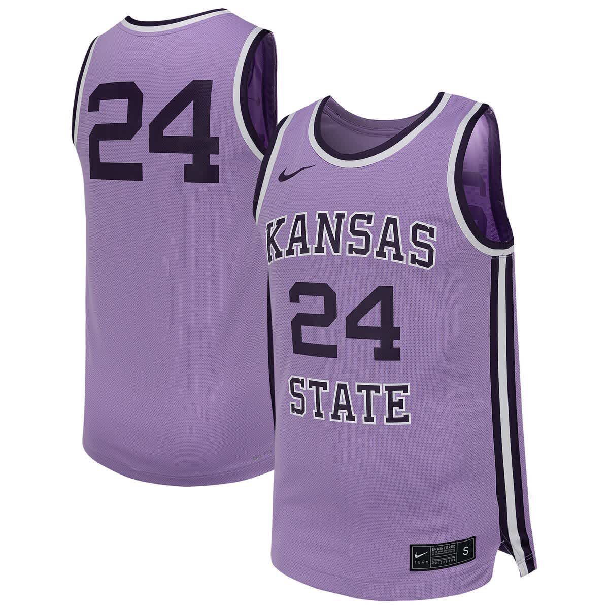 Nike® NCAA Nike #24 Kansas State Wildcats Retro Replica Basketball ...