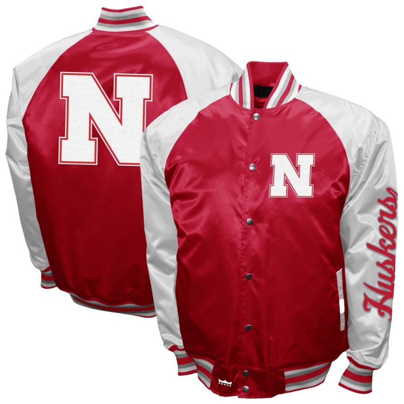 Franchise Club NCAA Franchise Club Nebraska Huskers Satin Full-Snap ...