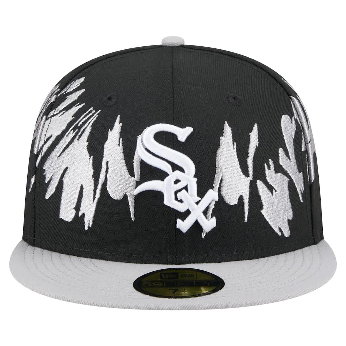 New Era Chicago White Sox MLB Black/Gray Chicago Sox Retro Pattern ...