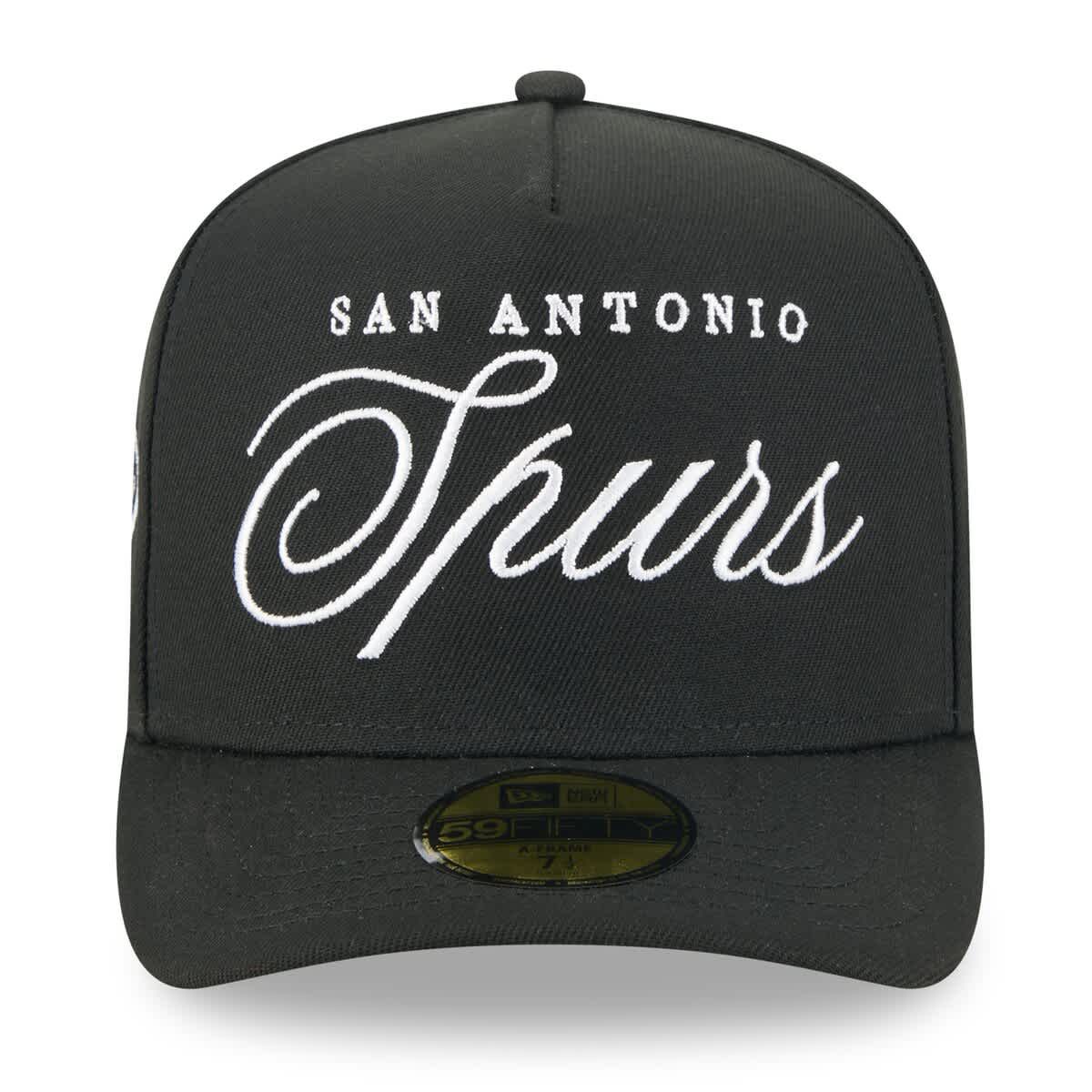 New Era NBA San Antonio Spurs 2025 NBA Draft A-Frame 59FIFTY Fitted Hat ...