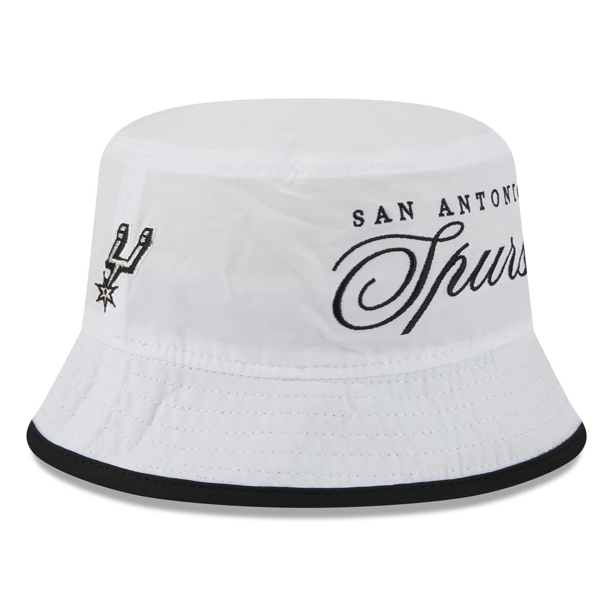 New Era NBA White/Black San Antonio Spurs 2025 NBA Draft Nylon Bucket ...