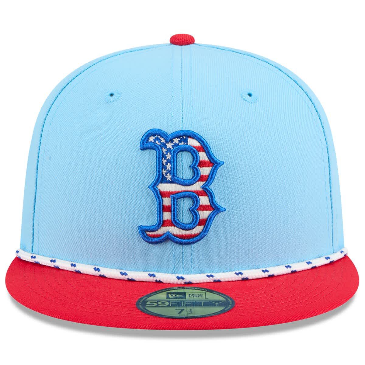 New Era Boston Red Sox MLB Light Blue/Red Boston Sox 2025 Fourth of ...