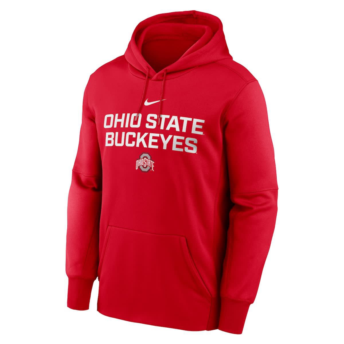 Nike® NCAA Nike Ohio State Buckeyes Team Stacked Performance Pullover ...