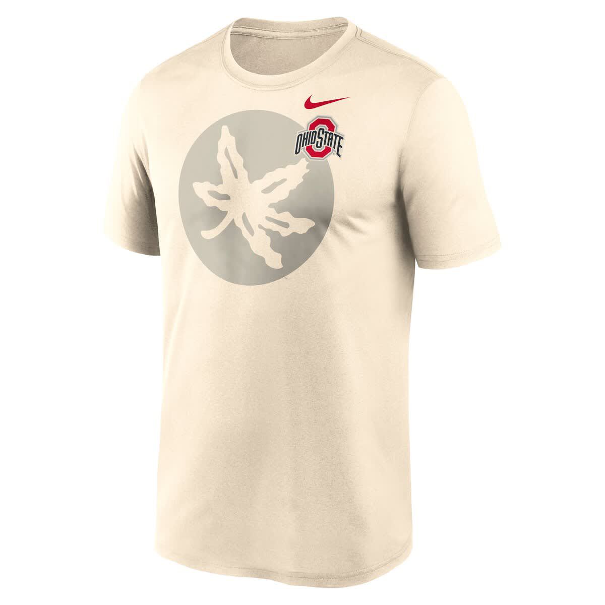 Nike® NCAA Nike Ohio State Buckeyes Campus Shadow Legend Performance T ...