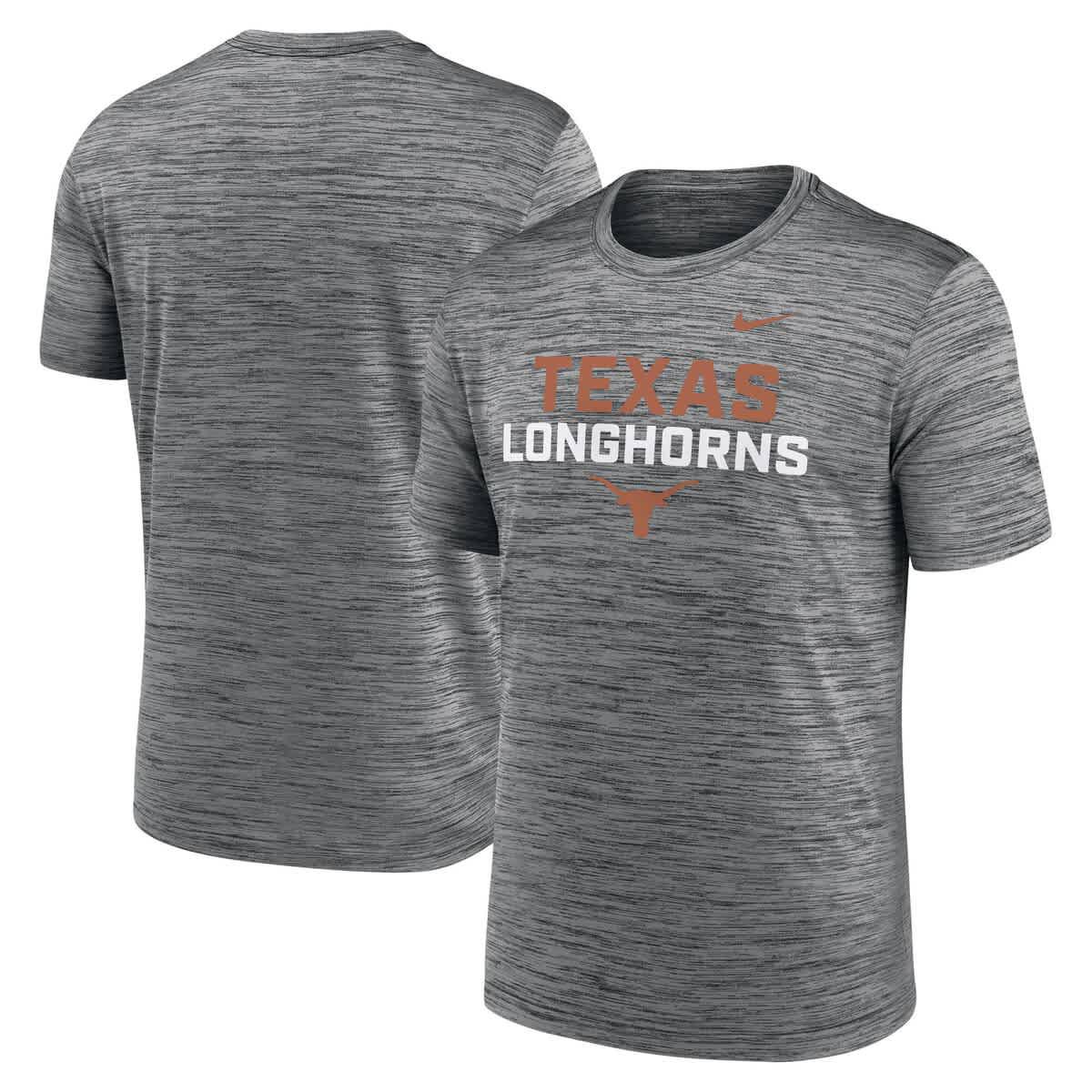 Nike® NCAA Nike Texas Longhorns Campus Center Stack Velocity Dri-FIT T ...