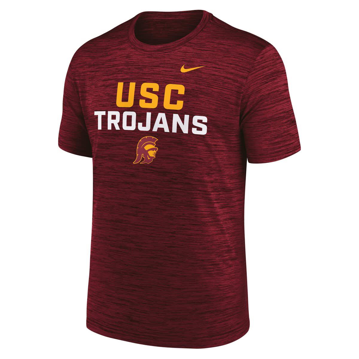 Nike® NCAA Nike USC Trojans Campus Center Stack Velocity Dri-FIT T ...