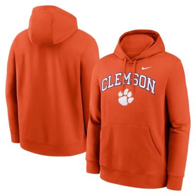 Nike® NCAA Nike Clemson Tigers Club Fleece Arch Pullover Hoodie | Belk