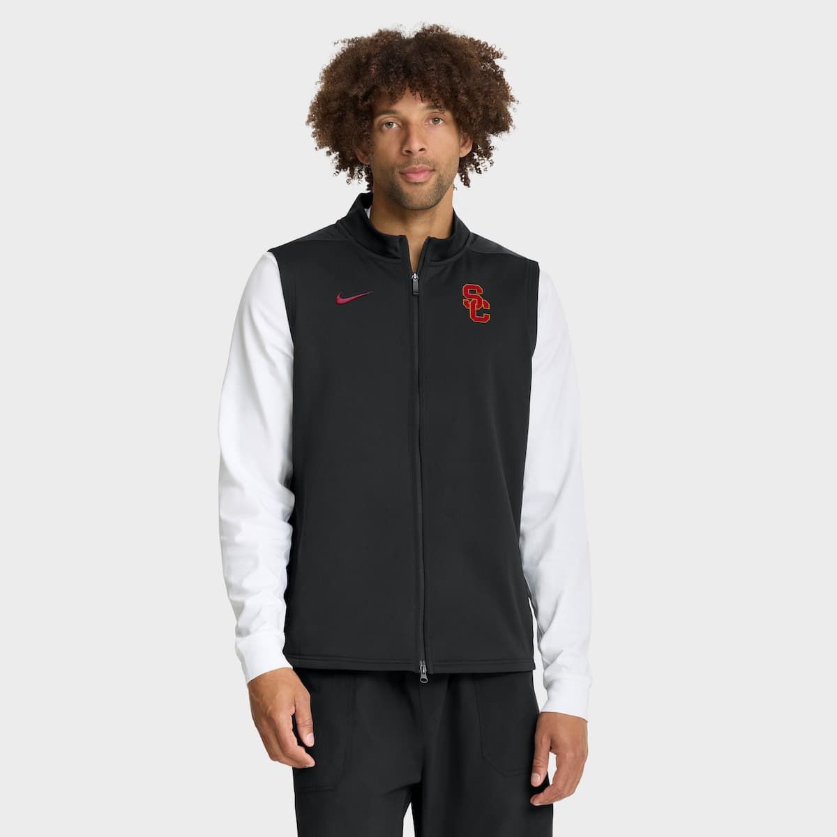 Nike® NCAA Nike USC Trojans Primetime Victory Performance Full-Zip Vest ...