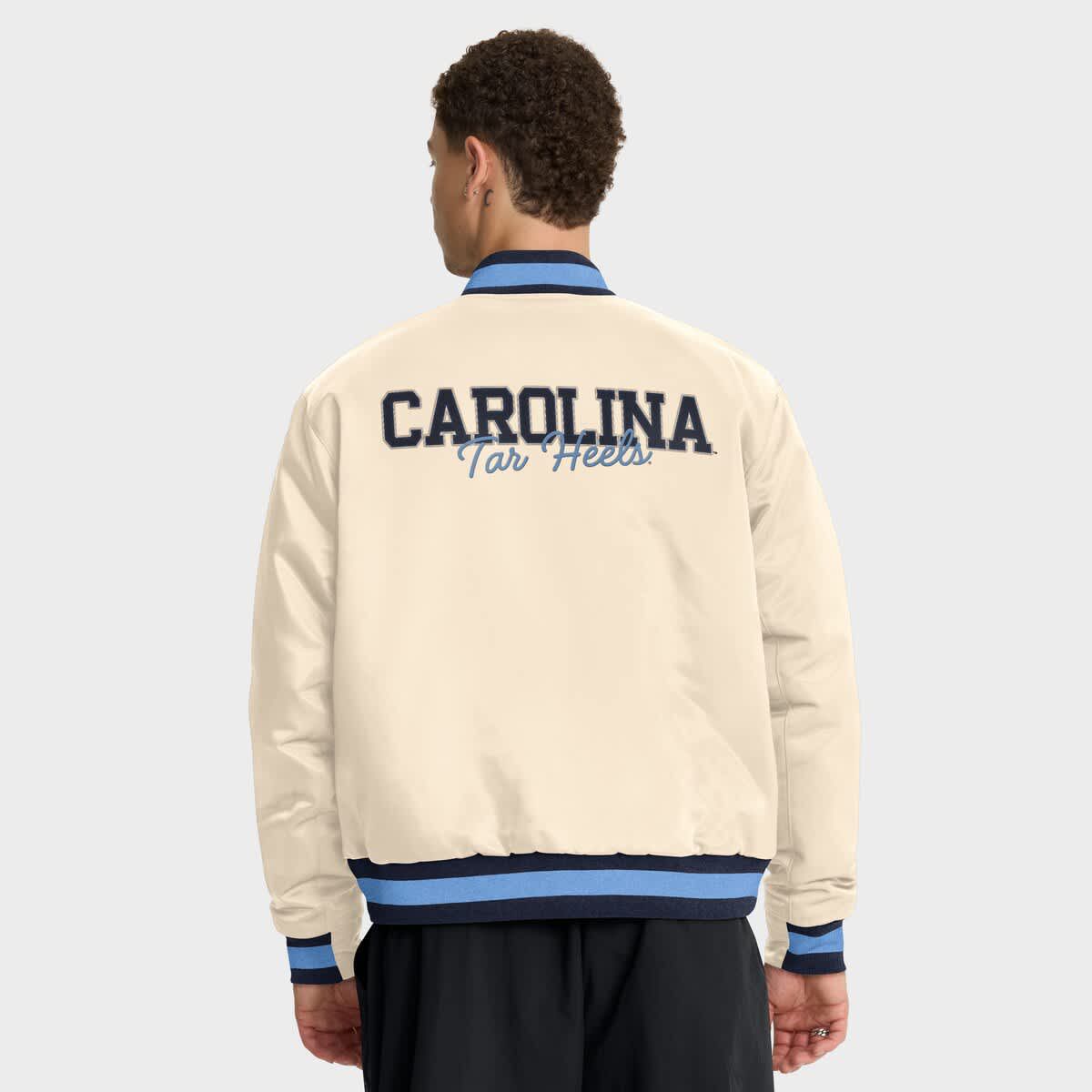 Nike® NCAA Nike North Carolina Tar Heels Legacy Full-Snap Bomber Jacket ...
