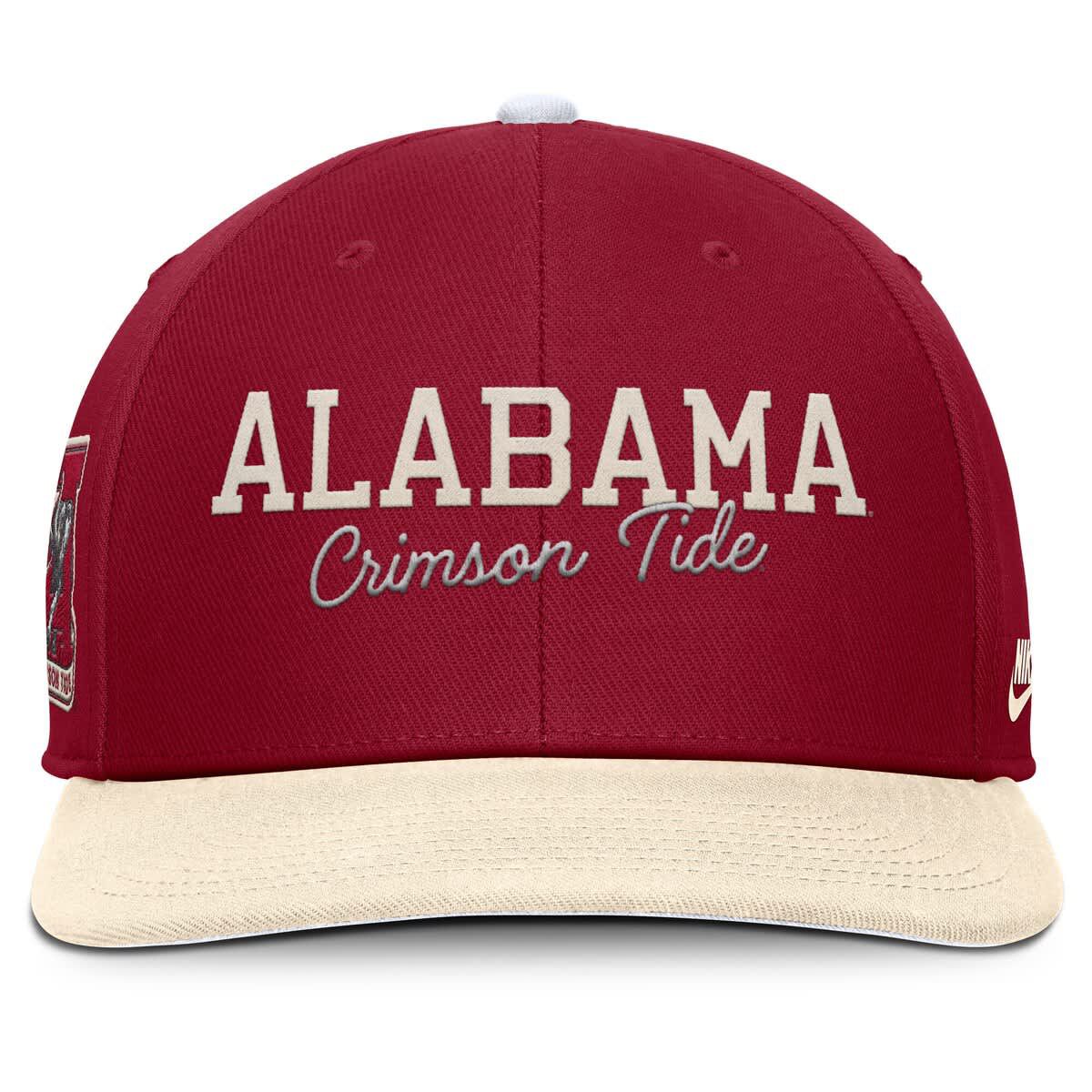Nike® Alabama Crimson Tide NCAA Nike Crimson/Cream Alabama Tide Pro ...
