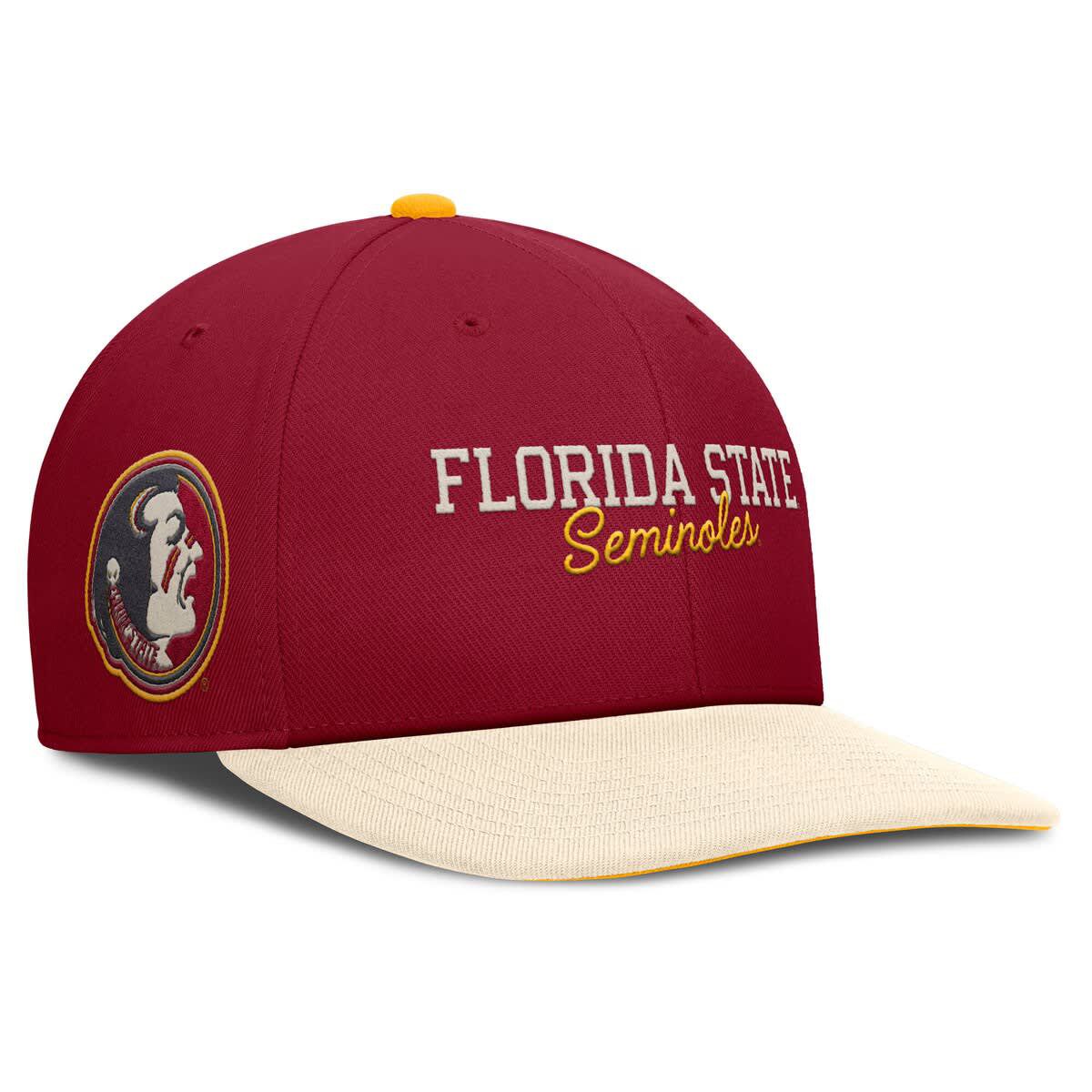 Nike® NCAA Nike Garnet/Cream Florida State Seminoles Pro Legacy Script ...