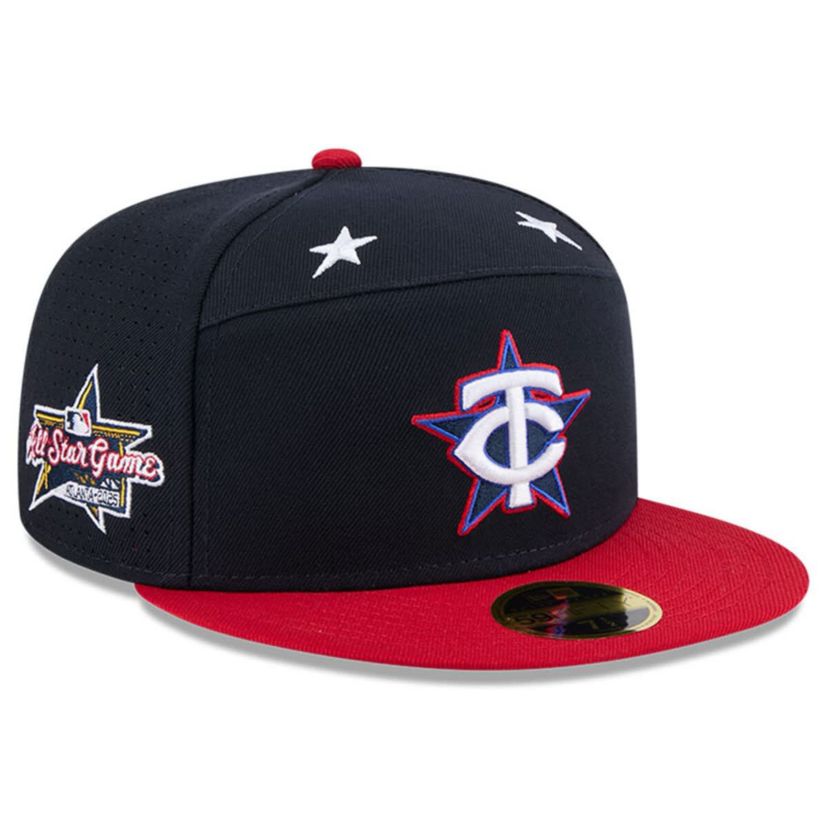 New Era MLB Navy/Red Minnesota Twins 2025 MLB All-Star Game Workout ...