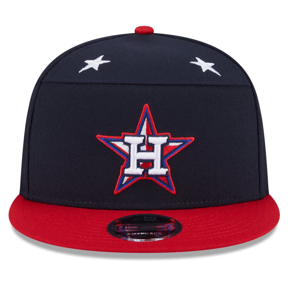 New Era MLB Navy/Red Houston Astros 2025 MLB All-Star Game Workout Side ...
