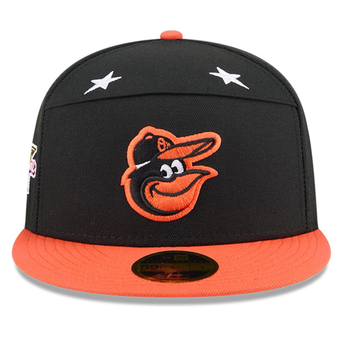 New Era MLB Black/Orange Baltimore Orioles 2025 MLB All-Star Game Side ...