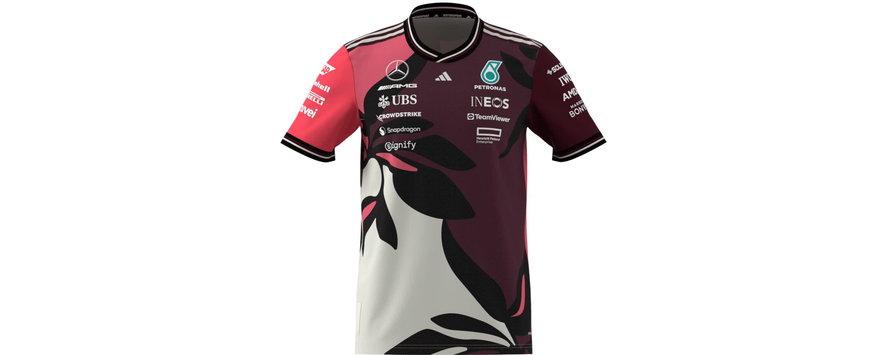 adidas Formula 1 Dark Mercedes-AMG Petronas F1 Team 2025 Miami Grand ...