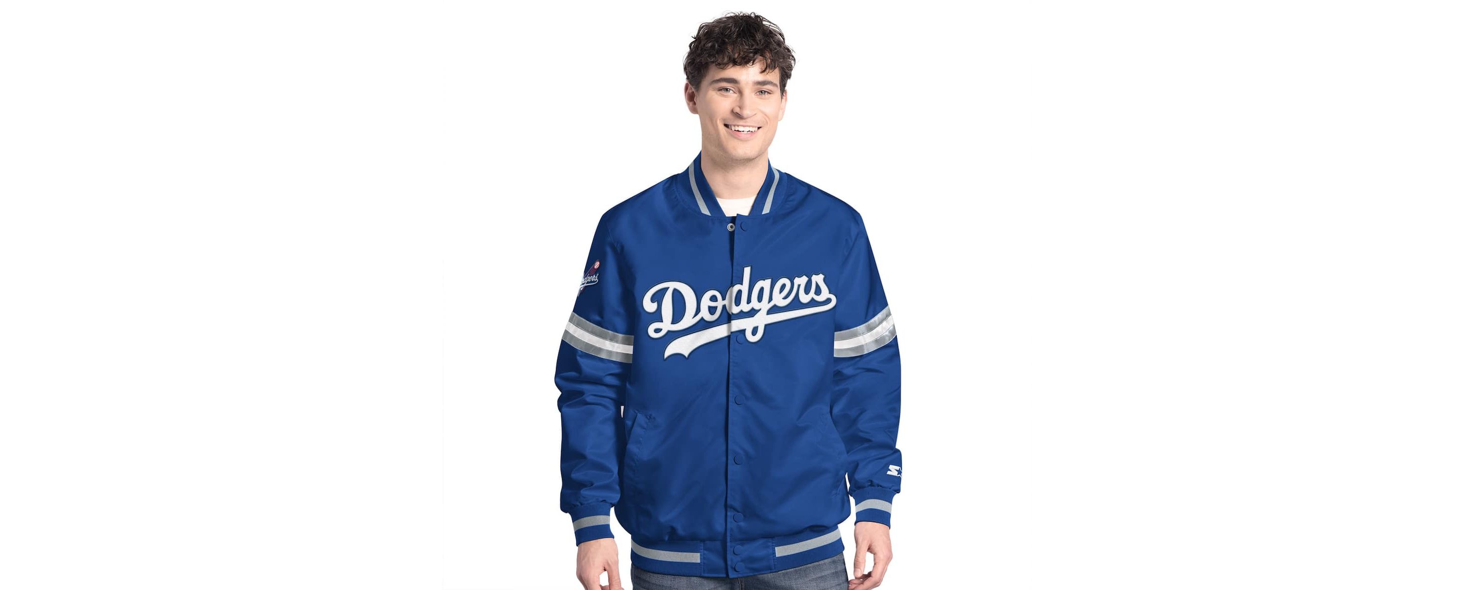 Starter MLB Los Angeles Dodgers Scout Full-Snap Varsity Jacket | Belk