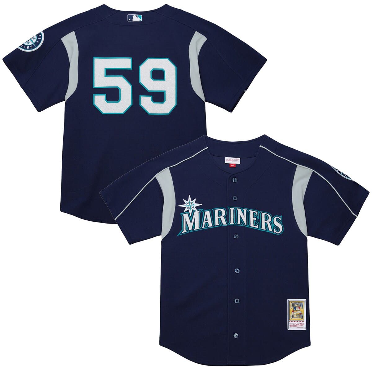 Mitchell & Ness MLB Felix Hernandez Seattle Mariners Cooperstown ...