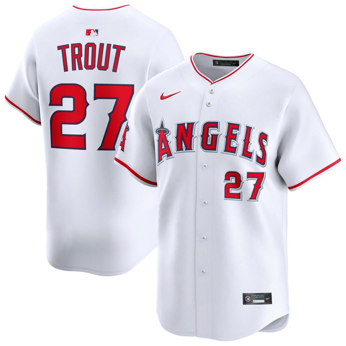 Nike® MLB Nike Mike Trout Los Angeles Angels Home Limited Player Jersey ...