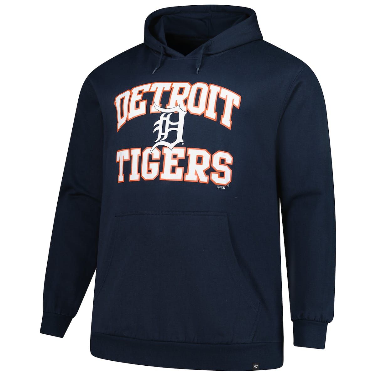 '47 MLB Detroit Tigers Big & Tall Velocity Fleece Pullover Hoodie | Belk