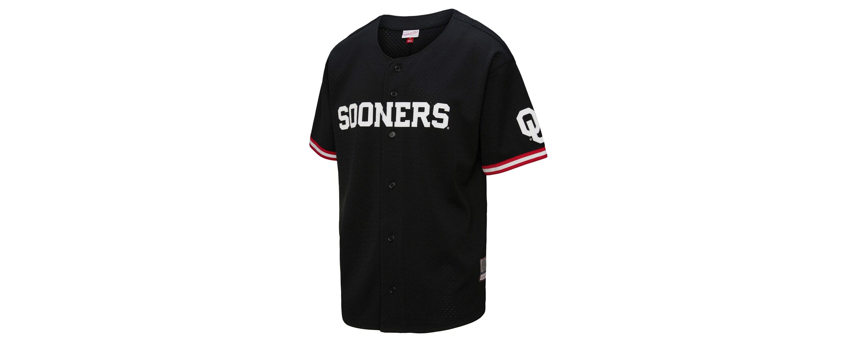 Mitchell & Ness NCAA Oklahoma Sooners On The Clock Full-Button Fashion ...