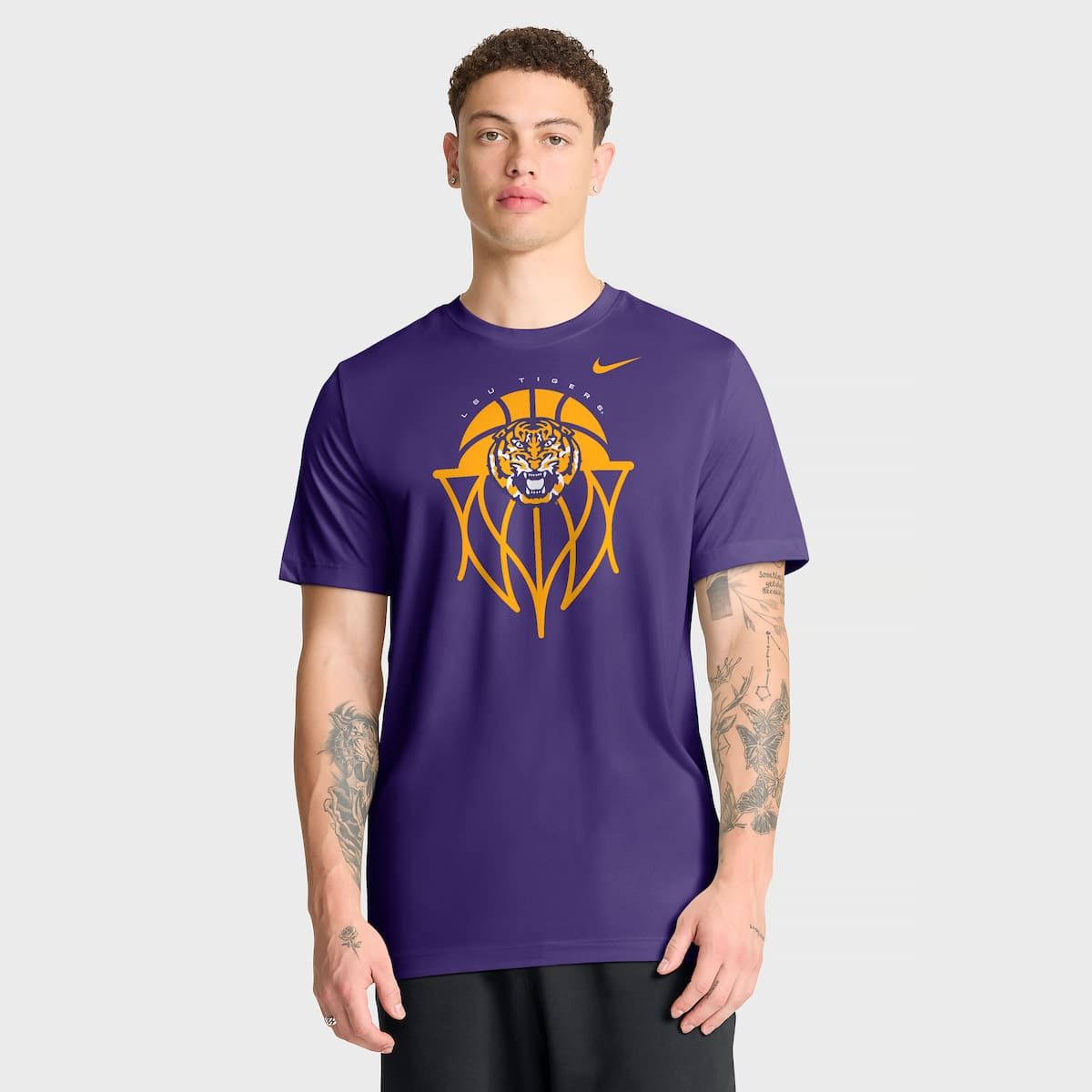 Nike® NCAA Nike LSU Tigers Basketball Icon Legend Dri-FIT T-Shirt | Belk
