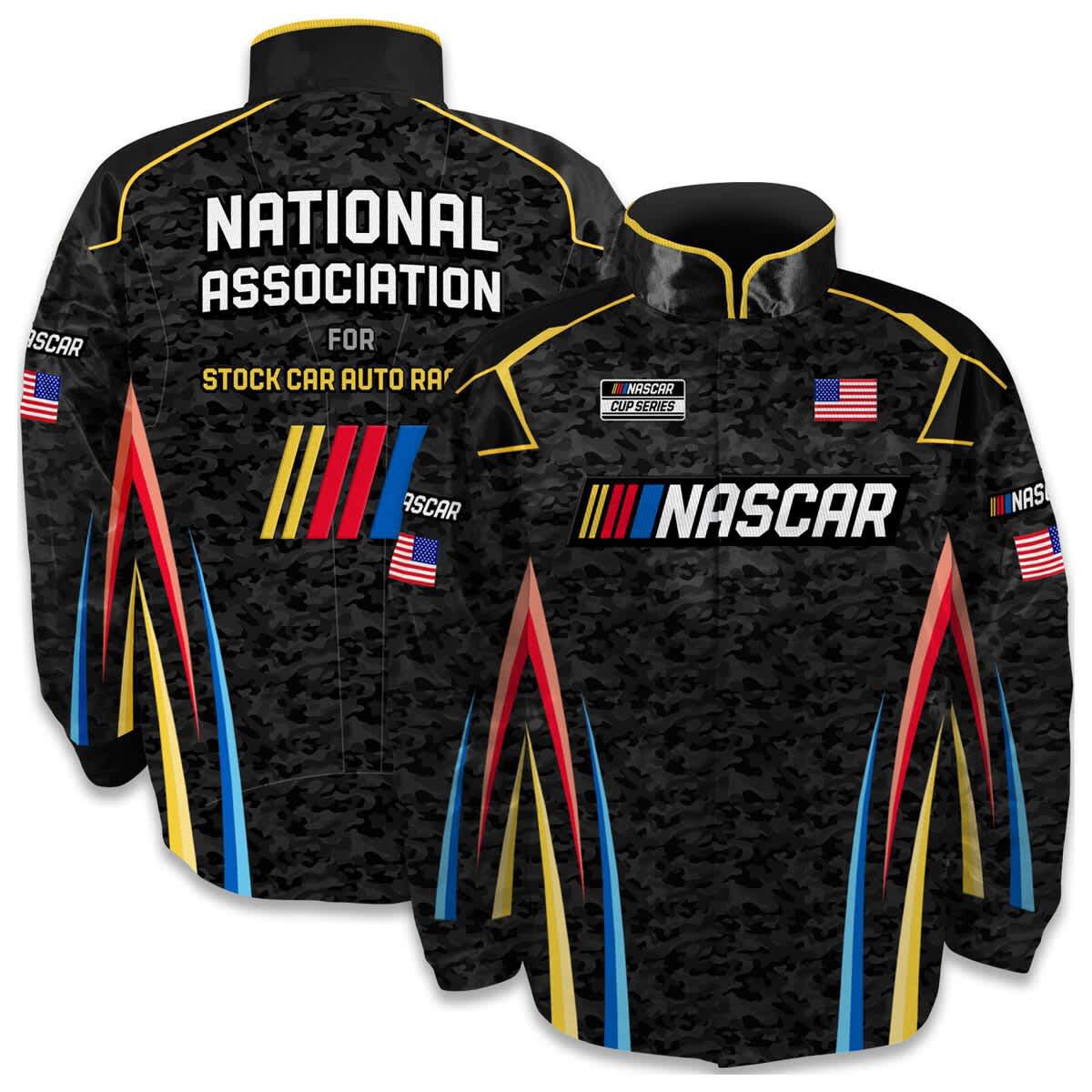 Checkered Flag Sports NASCAR Full-Snap Nylon Uniform Jacket | Belk