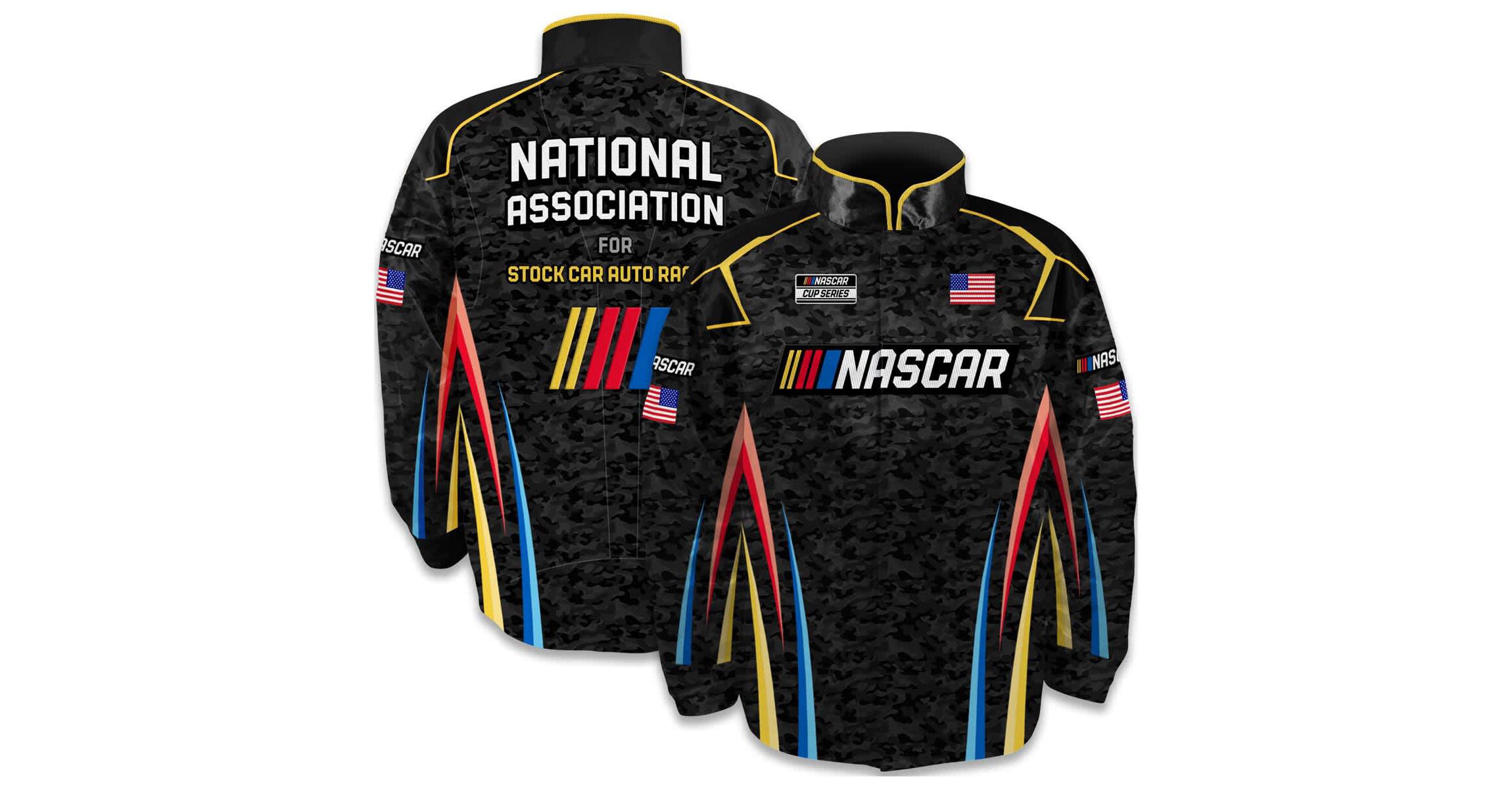 Checkered Flag Sports NASCAR Full-Snap Nylon Uniform Jacket | Belk
